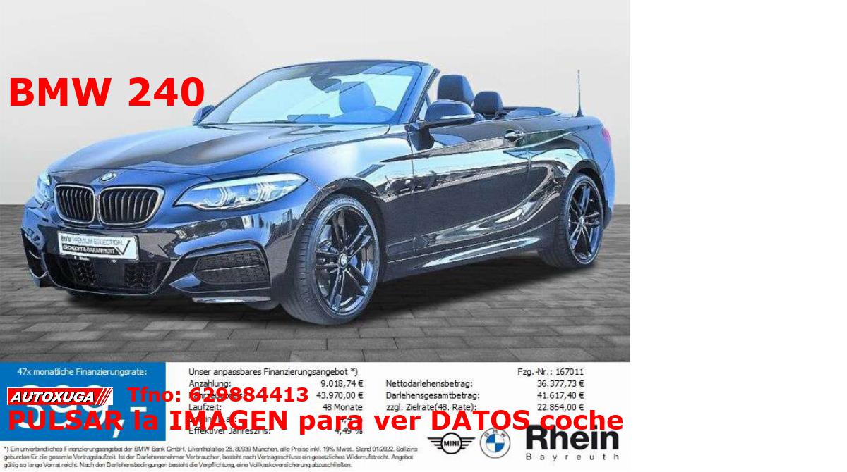 Coche BMW 240i Gasolina 2019 - 26876