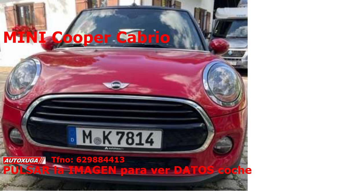 Coche MINI Cooper Cabrio Gasolina 2017 - 72972